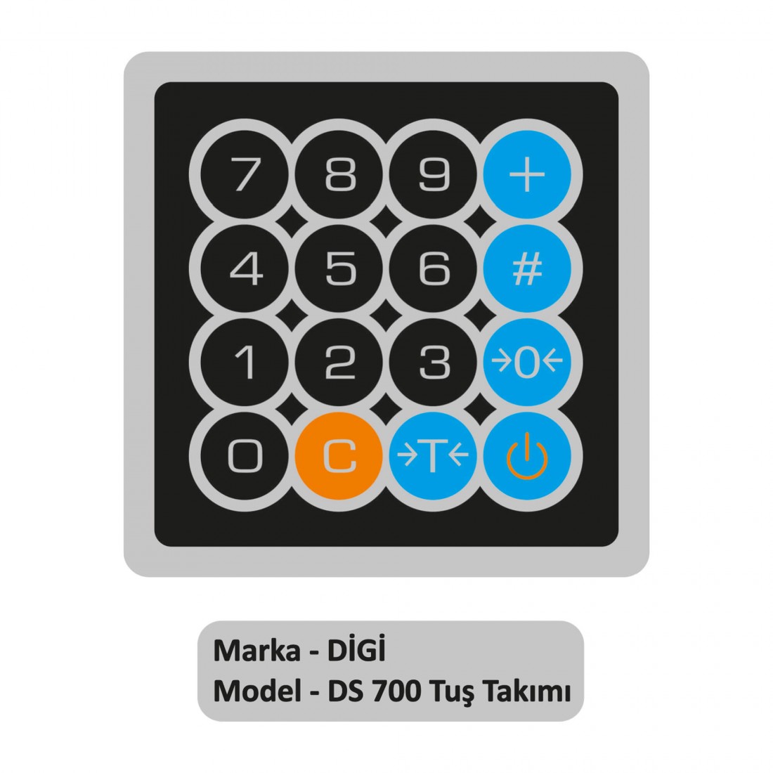 Digi Ds 700 Tuş Takımı - Digi